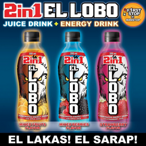2in1 El Lobo Juice Drink + Energy Drink - Mini Me Insights