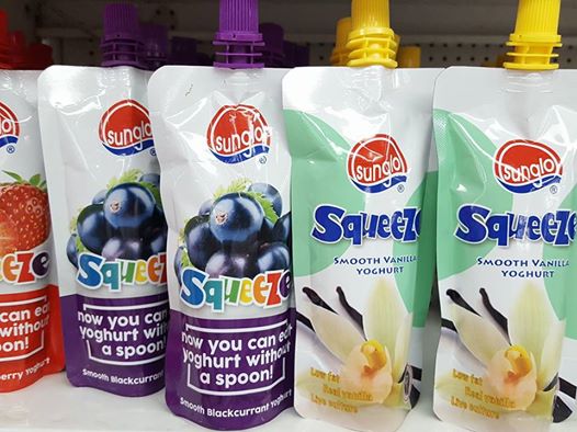 Sunglo Squeeze pouch yoghurt maximises packaging to shout out goodness ... Sunglo Squeeze pouch yoghurt maximises packaging to shout out goodness ...