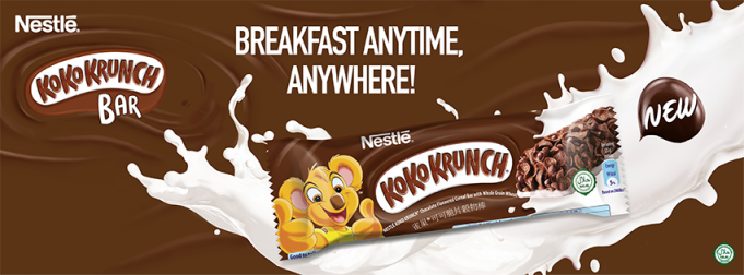 Breakfast on the go with Nestle Koko Krunch Bar - Mini Me Insights