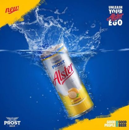 Flavoured beer Prost Alster with 10% real lemon juice debuts - Mini Me ...