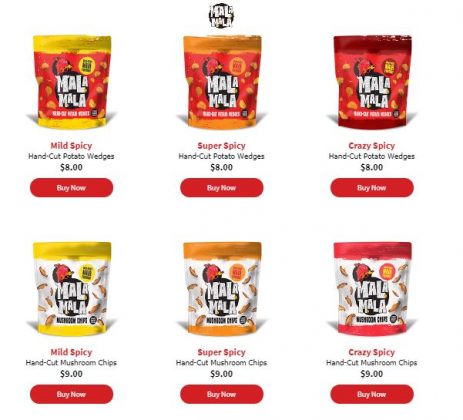 Ooh potato chips with a mala taste that lingers in your mouth - Mini Me ...