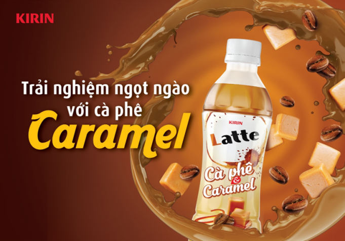 Kirin Latte Coffee & Caramel offers the sweet taste of caramel - Mini ...