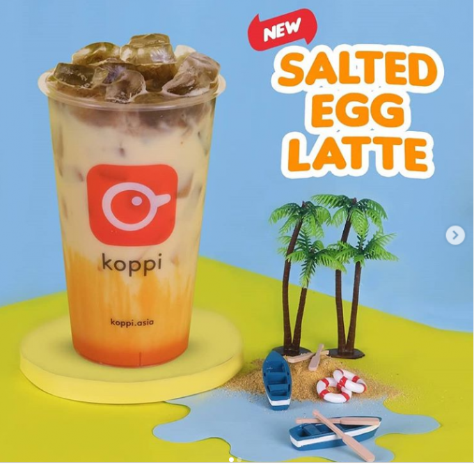 Indonesian on-demand coffee chain Koppi has new Salted Egg Latte - Mini ...