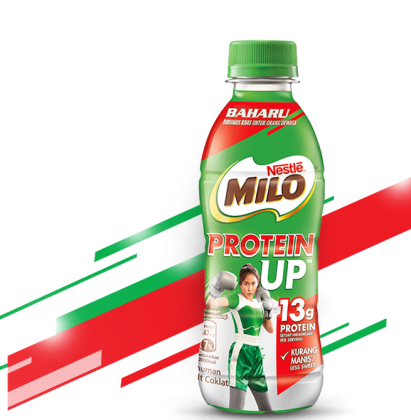 New Milo Protein Up has 13g of protein equivalent to protein in 2 eggs ...