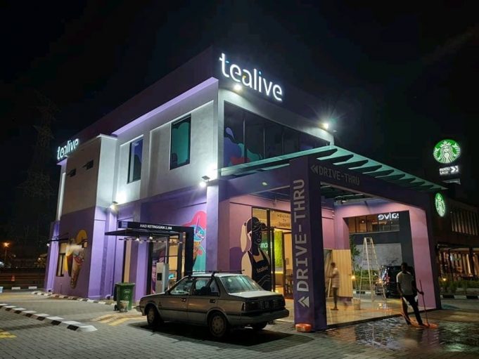 Tealive showcases world's first independent milk tea drive through ...