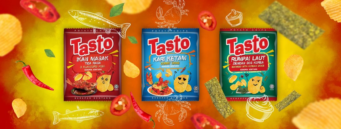 Tasto has the popular Tiga Rasa flavour in its new potato chip - Mini ...