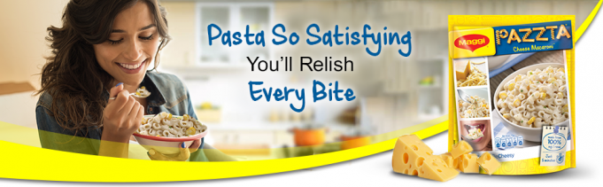 Introducing Maggi PAZZTA with cheese macaroni and mushroom penne - Mini ...
