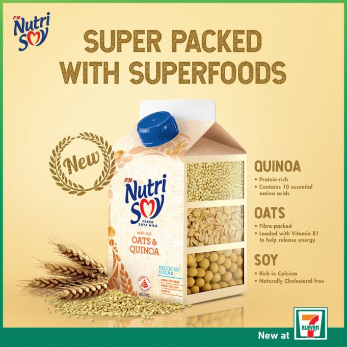 NutriSoy Fresh Soya Milk now comes with oats and quinoa - Mini Me Insights