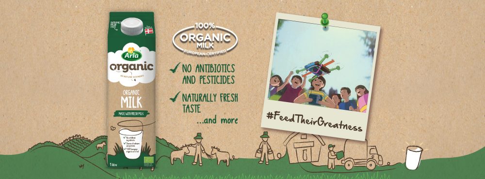 Go organic with Arla premium organic milk in Malaysia - Mini Me Insights