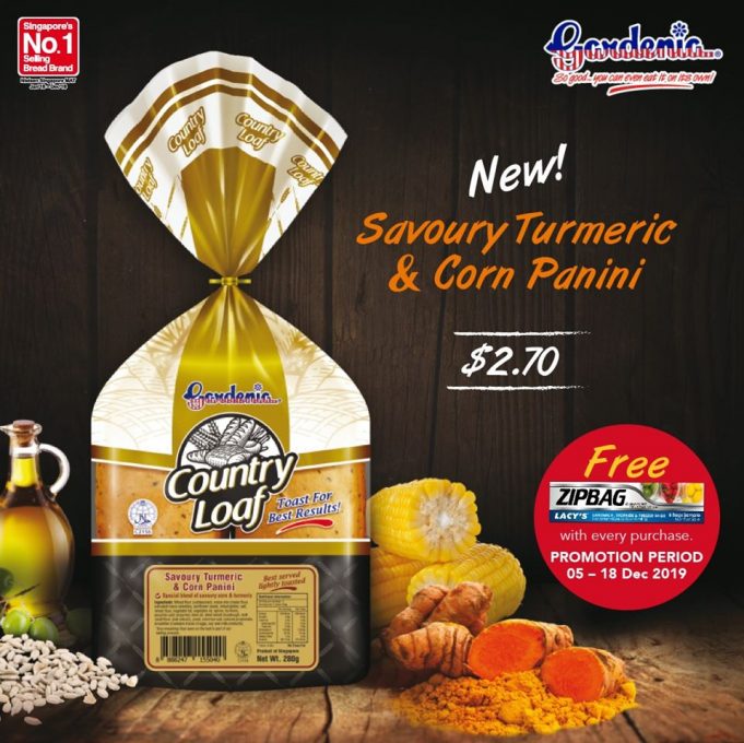 New Gardenia Savoury Turmeric and Corn Panini - Mini Me Insights
