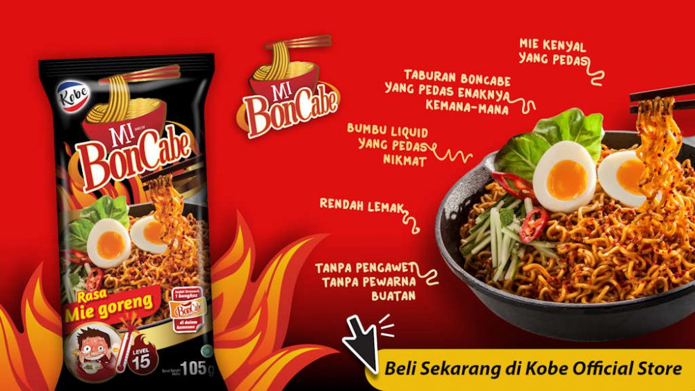 BonCabe chilli flakes now in instant noodle format - Mini Me Insights