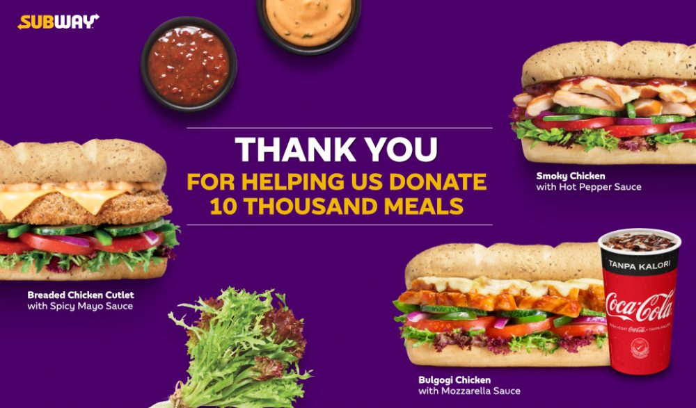 Subway Malaysia Donates 10,000 Meals to Frontliners & Underprivileged ...