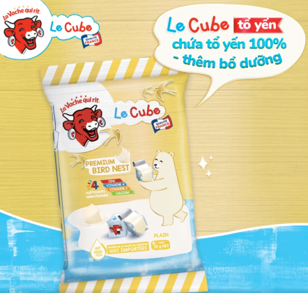 Laughing Cow cheese cube with bird nest for stronger body - Mini Me ...