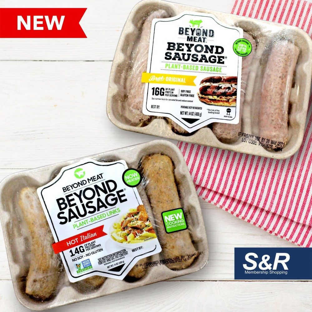 Beyond Meat Sausages now at S&R Membership Shopping - Mini Me Insights