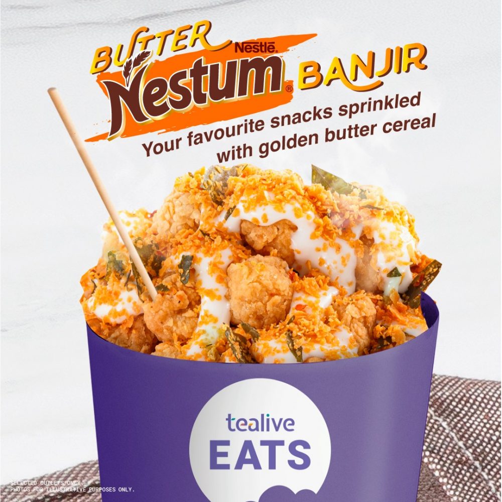 Tealive offers festive delight Butter Nestum Banjir Popcorn Chicken ...