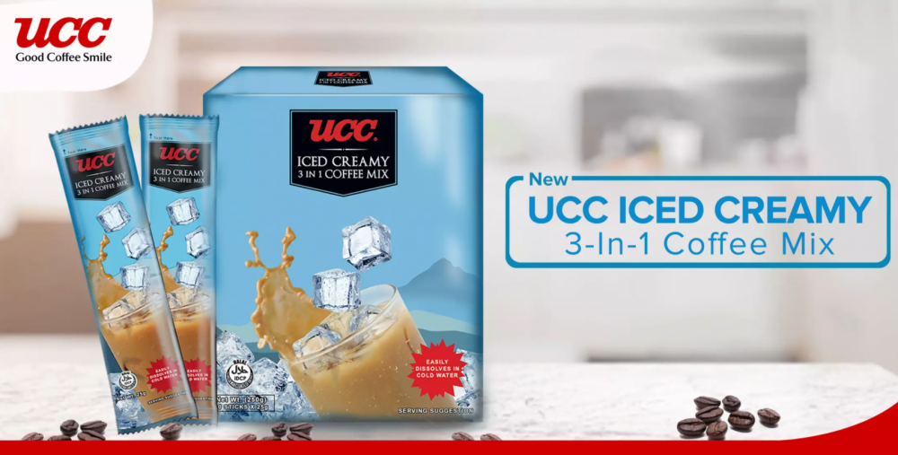 UCC Iced Creamy 3-in-1- Coffee Mix is ideal to beat the summer heat ...
