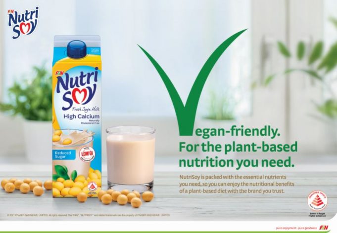 Enjoy vegan-friendly F&N NutriSoy range for a plant-based nutrition ...