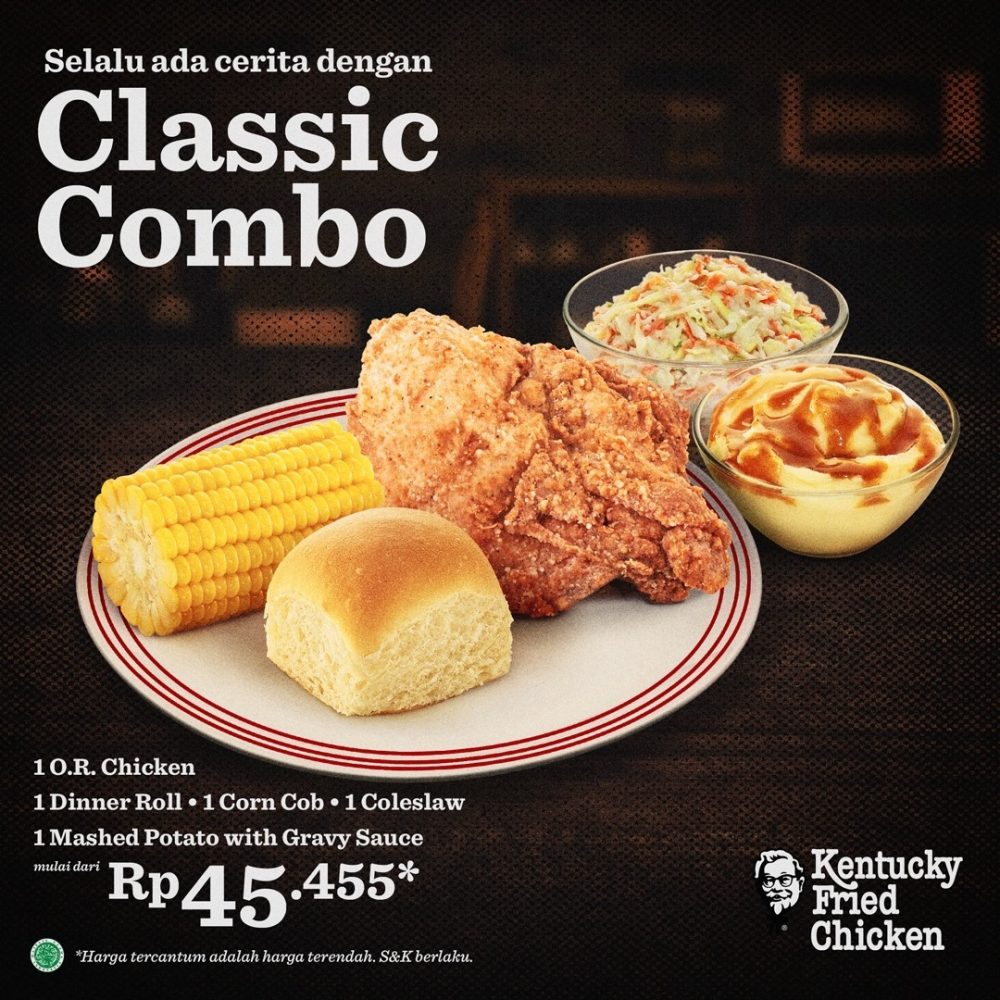 KFC Indonesia brings back the good old days with nostalgia combo - Mini ...