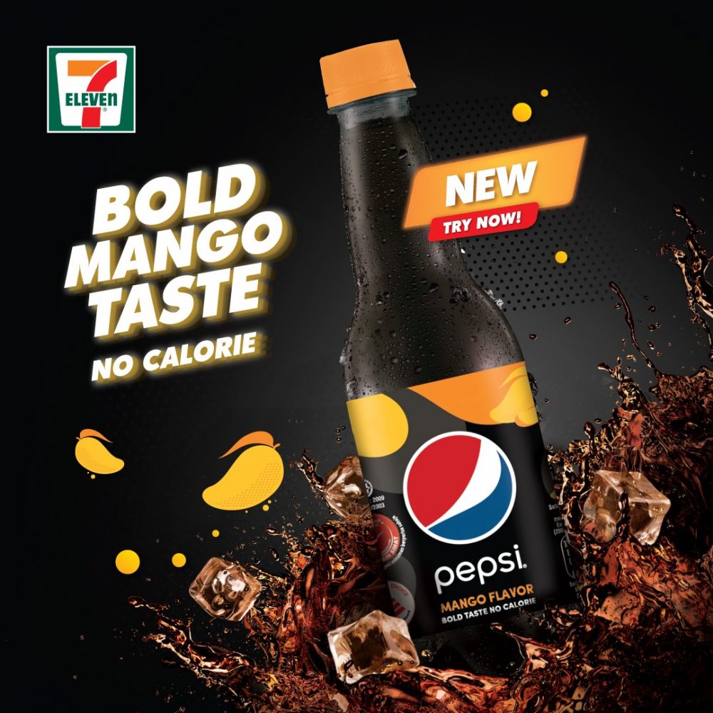 Pepsi Black Mango available at 7-Eleven Singapore - Mini Me Insights