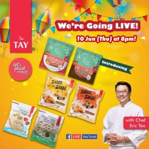Let's Plant Meat goes to Singapore, live session with Chef Eric Teo on ...