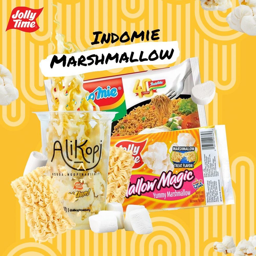 Ali Kopi Roaster has a unique collaboration with popcorn brand Jolly ...