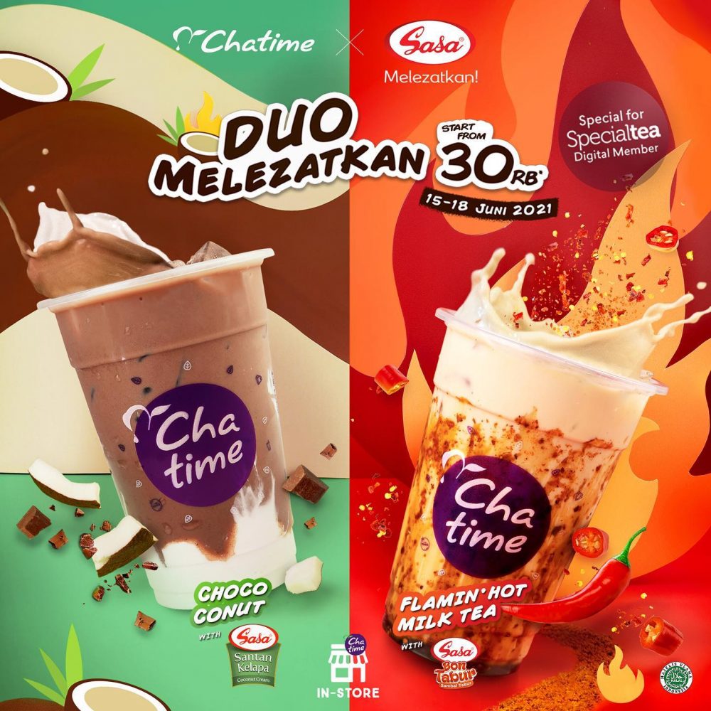 Chatime x Sasa offer Choco-Conut and Flamin' Hot Milk Tea - Mini Me ...
