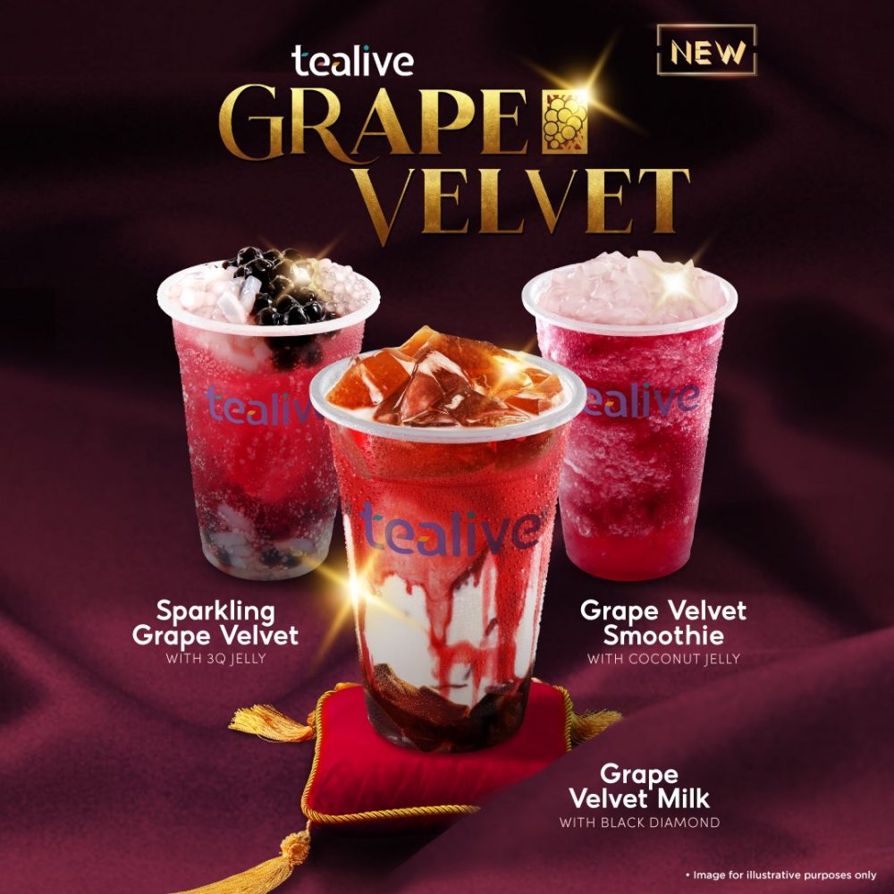 Tealive goes glam with Velvet Grape series - Mini Me Insights