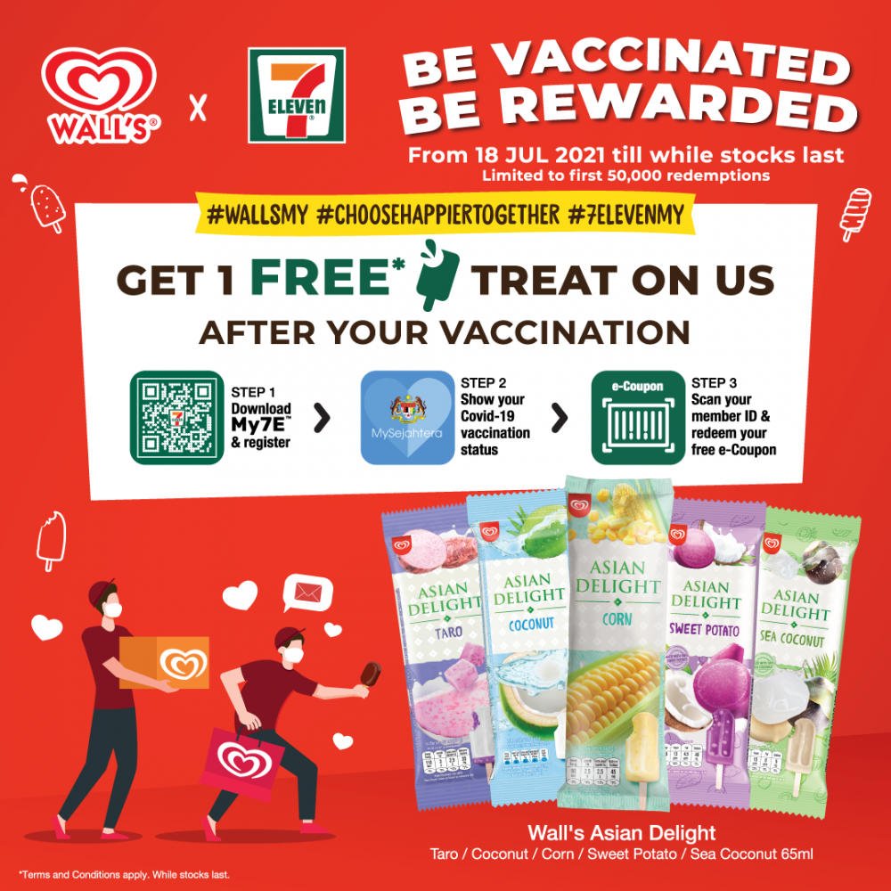 7-Eleven x Wall’s Reward Vaccinated Malaysians with Asian Delight Ice ...