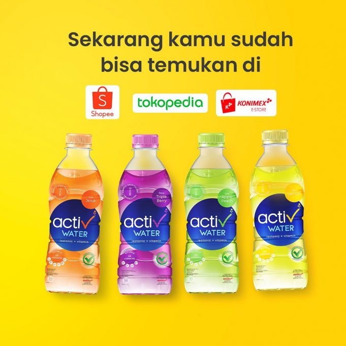 Konimex new Activ Water contains vitamins and zinc to support active ...