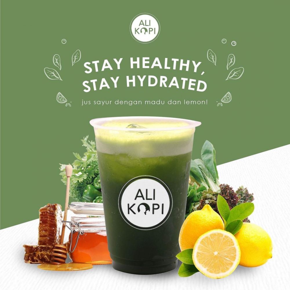 Ali Kopi Roastery new healthy drink Summer Green - Mini Me Insights