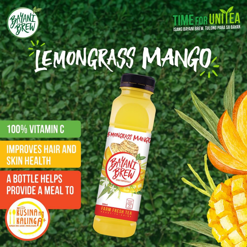 Bayani offers latest Lemongrass Mango and part of proceeds will flow to ...