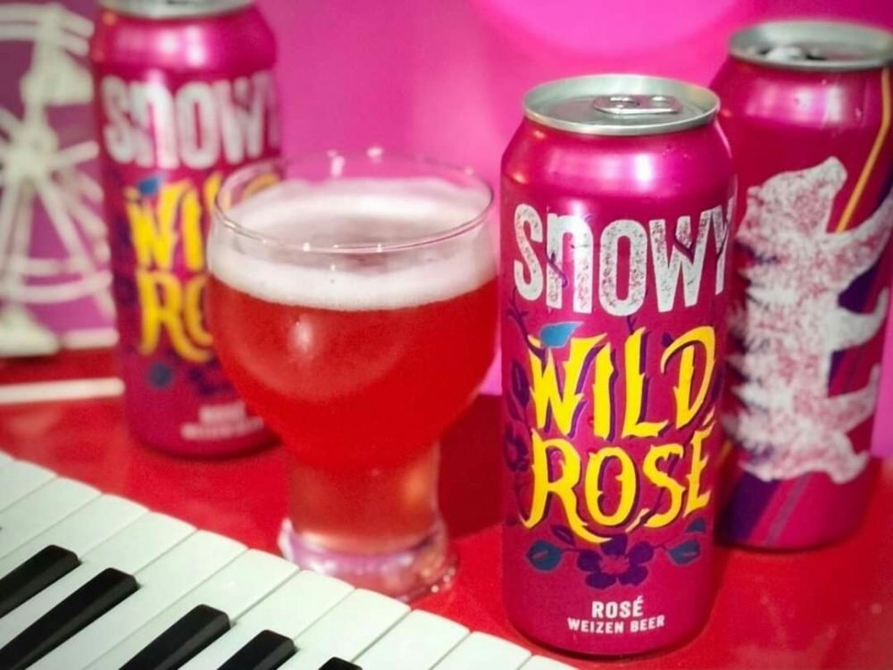 Snowy Wild Rose Weizen Beer with a hint of raspberrry - Mini Me Insights