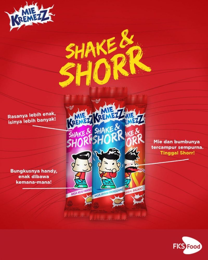 Mie Kremezz Shake & SHORR perfect for one hand snacking - Mini Me Insights