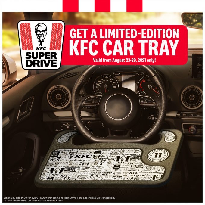 KFC Car Tray is a must for car dine-in experience - Mini Me Insights