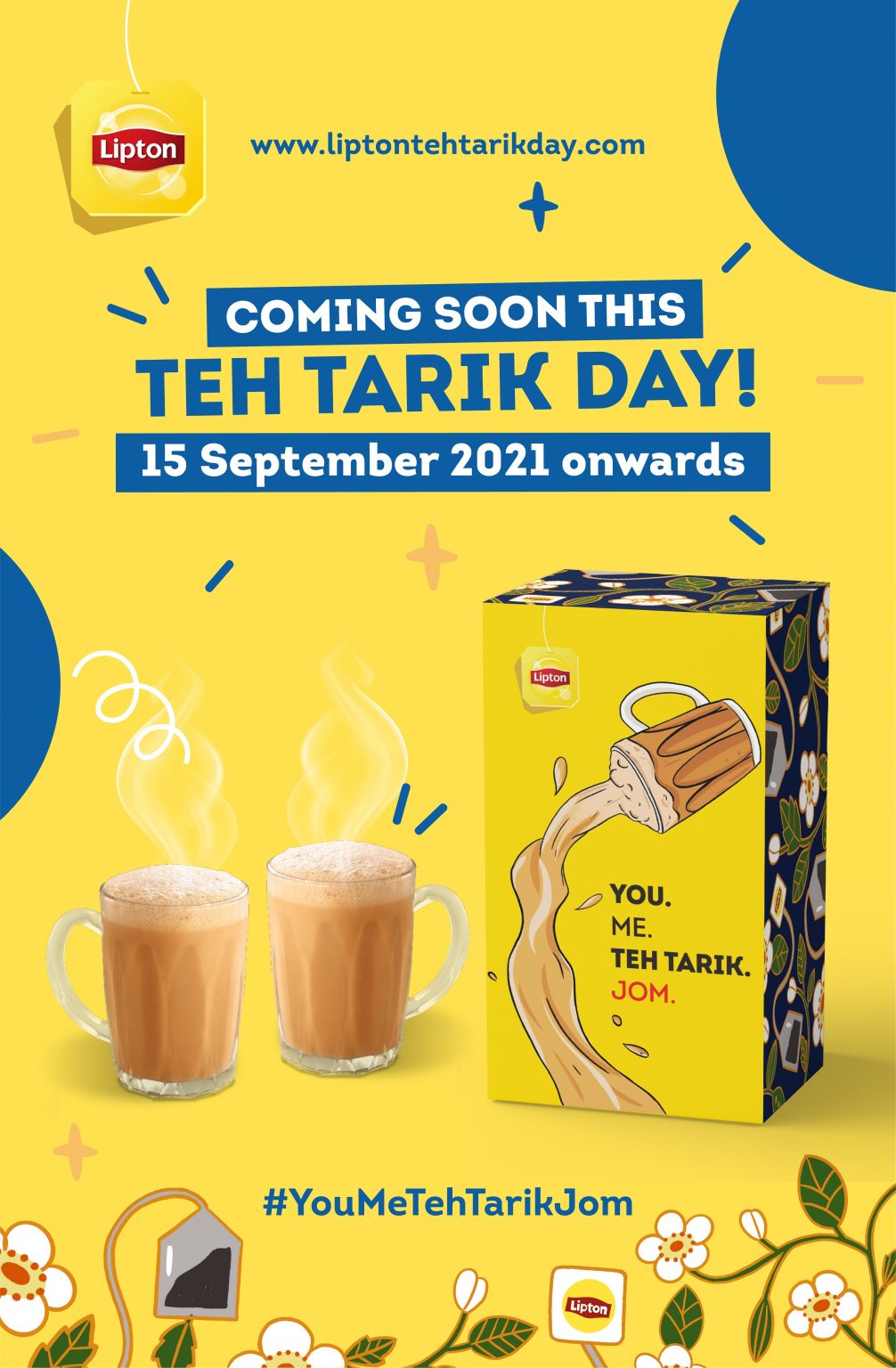 Reconnect over a cup of tea this Teh Tarik Day with Lipton! - Mini Me ...