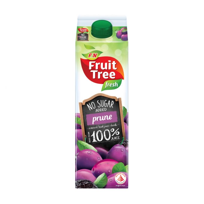 Enjoy the goodness of the new F&N Fruit Tree Fresh No Sugar Added Prune ...