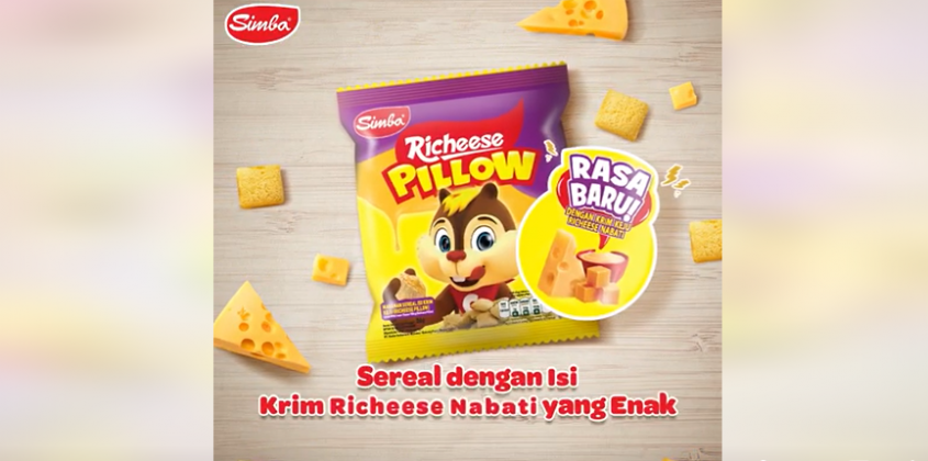 New Simba Richeese Pillow with Richeese cheese - Mini Me Insights