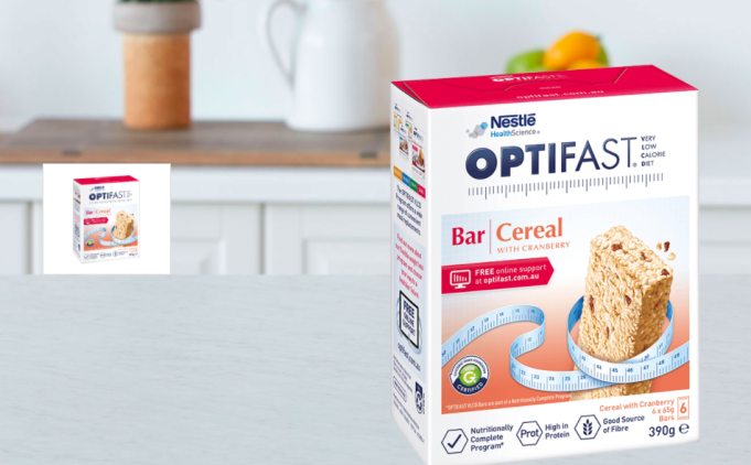 Optifast Cereal Bar helps manage weight loss while on the go - Mini Me ...
