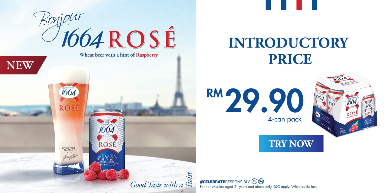 New 1664 Rosé with a touch of peach and raspberry - Mini Me Insights