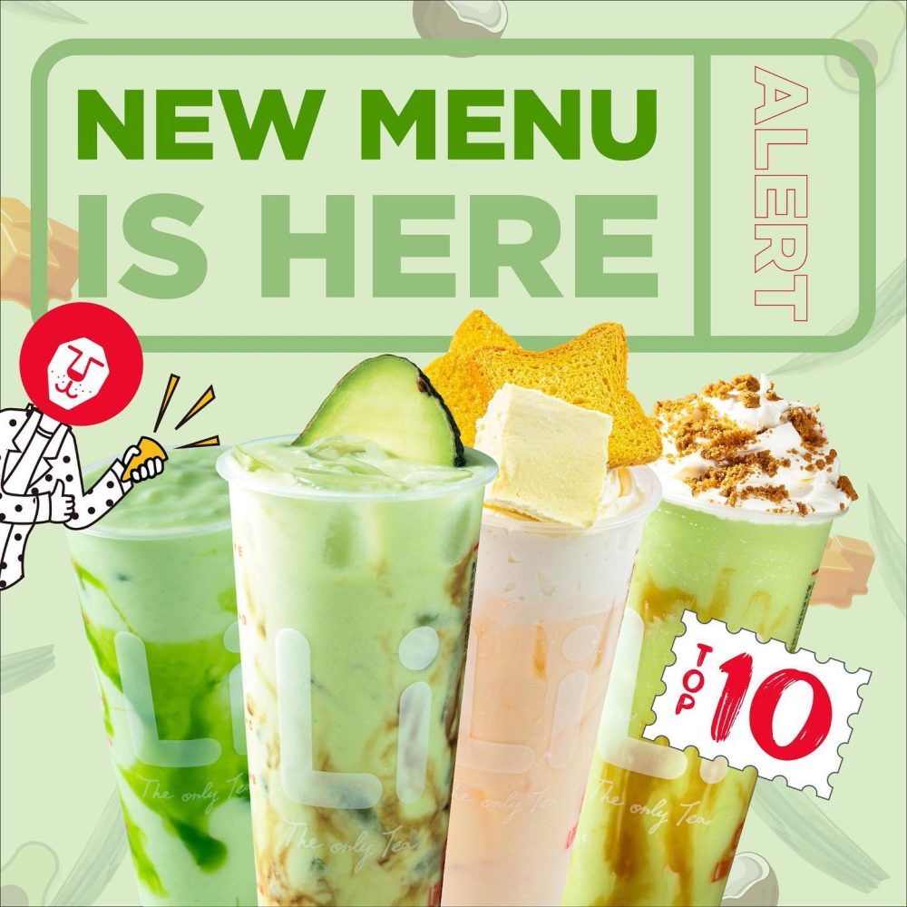 LiHO Tea introduces Pandan Avocado, Kaya Toast Milk Green Tea - Mini Me ...