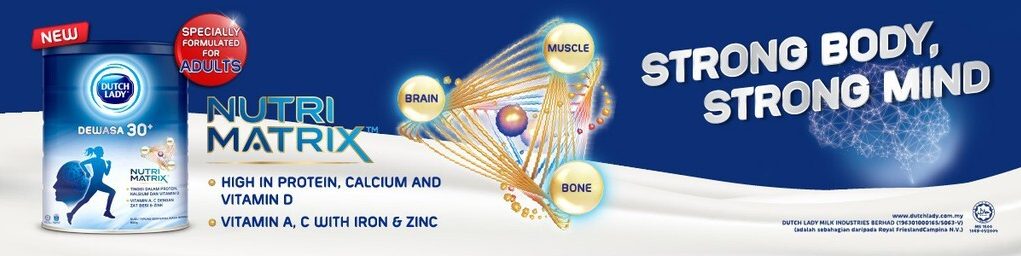 New Dutch Lady Dewasa 30+ Milk Powder for adults aged 30+ - Mini Me ...