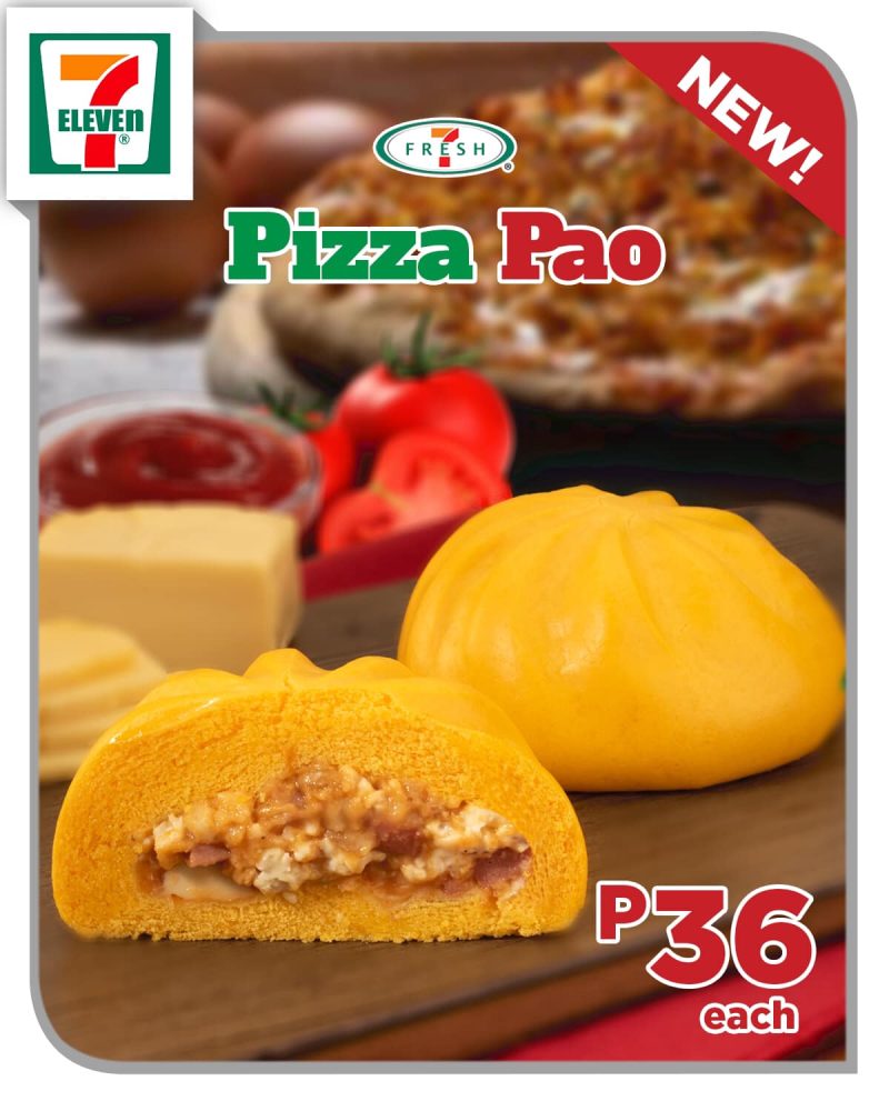 Two popular merienda in one product - new Pizza Pao at 7-Eleven ...