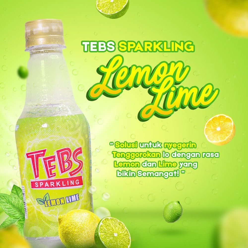New Tebs Sparkling Lemon Lime from Sinar Sosro - Mini Me Insights