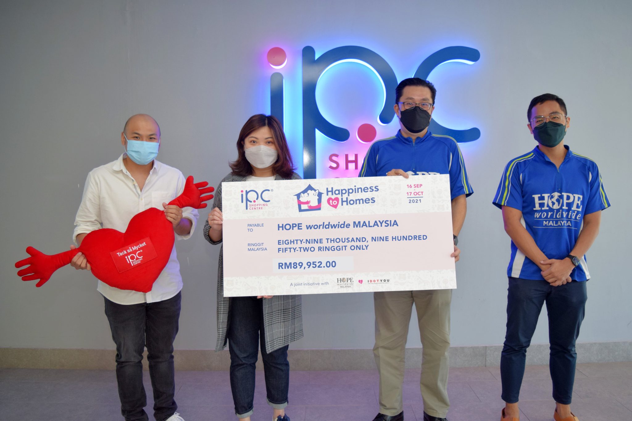 IPC Shopping Centre and its Community Together Raised RM89,952 to Bring ...
