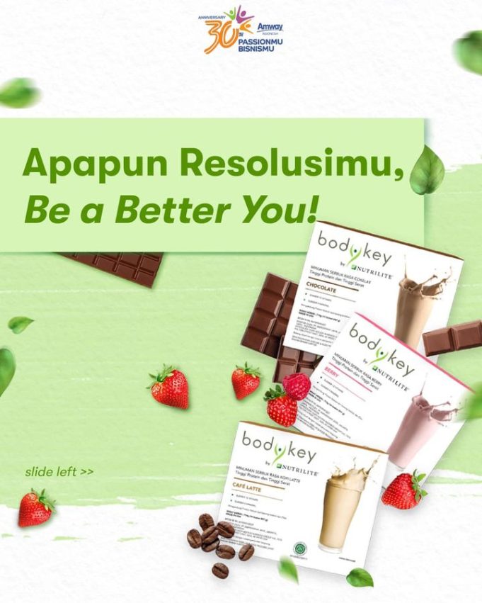 Amway Indonesia launches BodyKey By Nutrilite Meal Replacement Shake ...