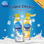 Calpis Chewy with nata de coco bits doubles the enjoyment and offers ...