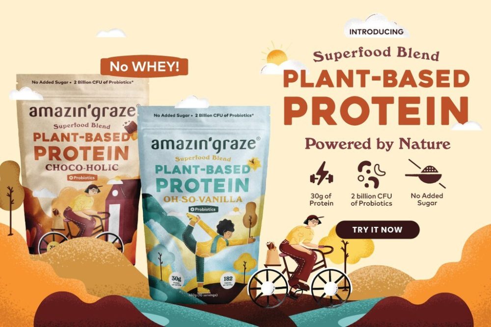 Amazin' Graze introduces plant-based protein blend - Mini Me Insights