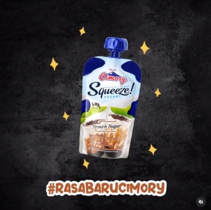 New Cimory Yogurt Squeeze Brown Sugar deliver the milk tea experience ...