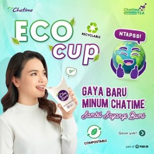 Chatime Indonesia goes green with new eco paper cup - Mini Me Insights