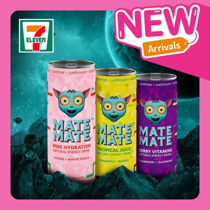 Mate Mate energy drinks powered by Wellmune now in 7-Eleven Singapore ...